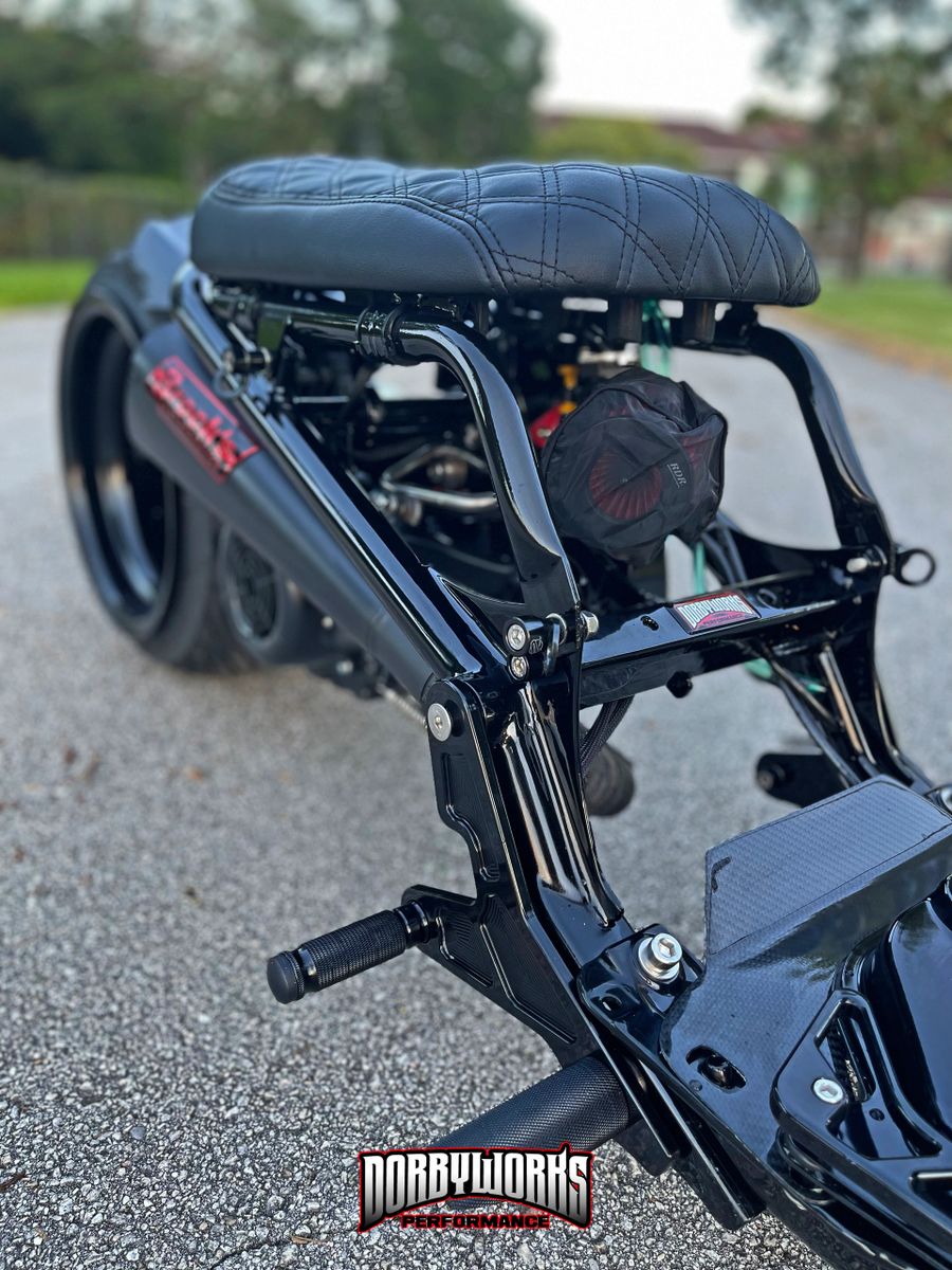 Rear Set CNC Billet Aluminum Solid( Pair )- Honda Ruckus