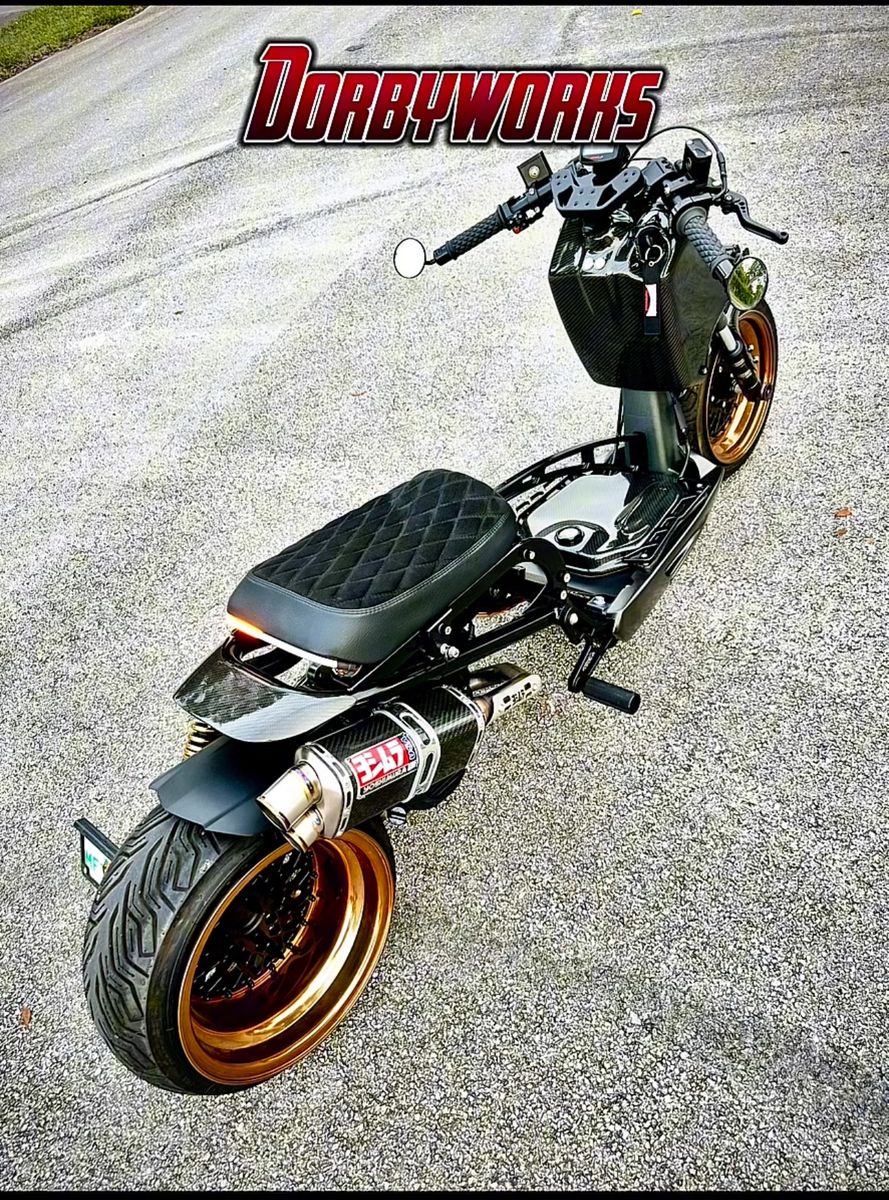 Honda Ruckus Carbon fiber Rear Spoiler WING v2