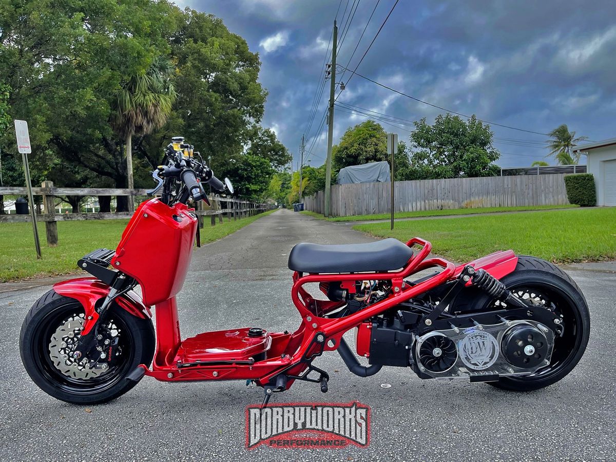 Honda Ruckus Rear shock - Performance Low Shock adjustable coil over Black