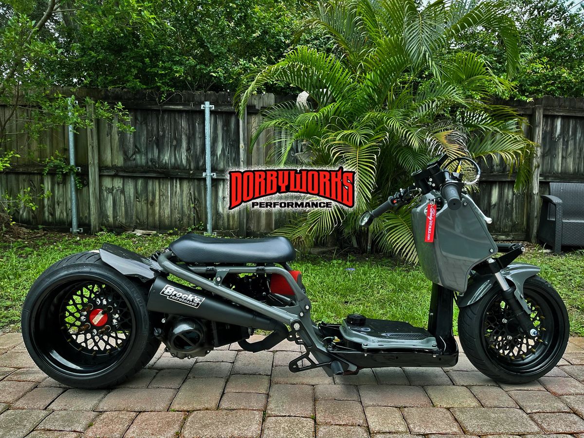 "SUPERMESH Love " Super Staggered 12x4 front / 13x8 rear WHEELS HONDA ...