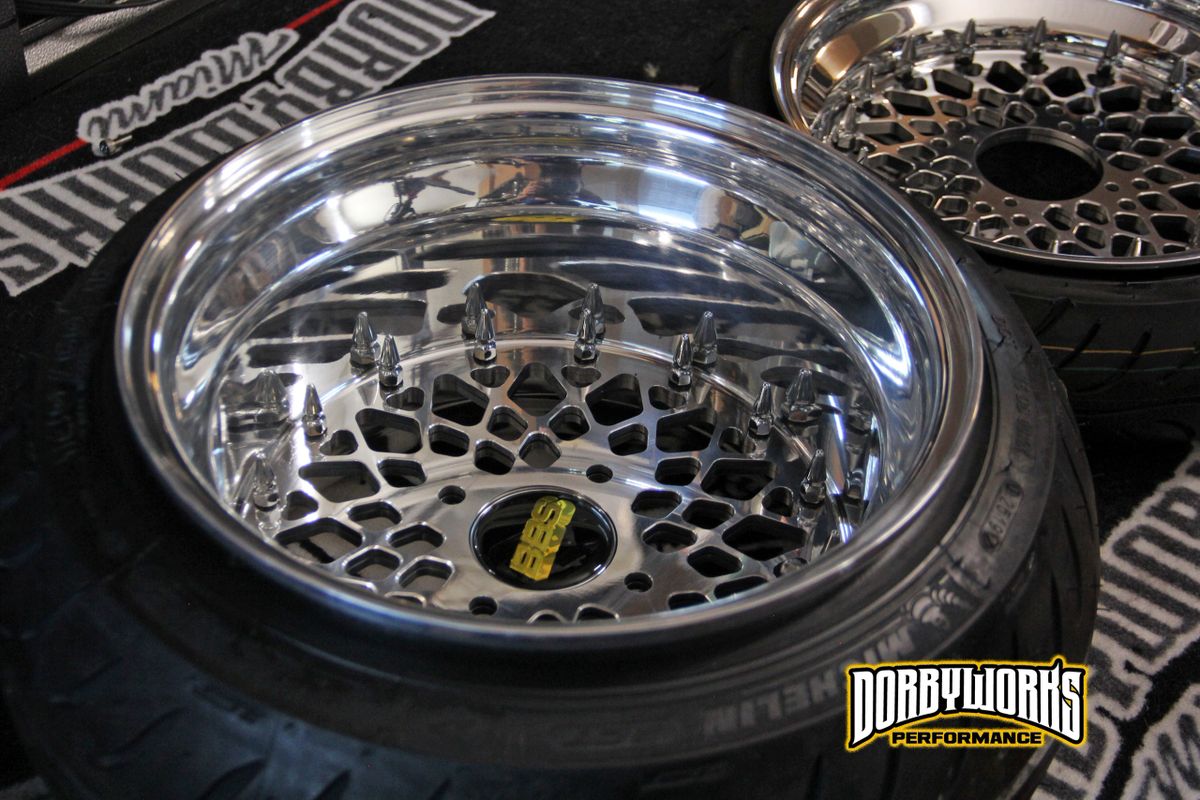 "SUPERMESH Love " Super Staggered 12x4 front / 13x8 rear WHEELS HONDA ...