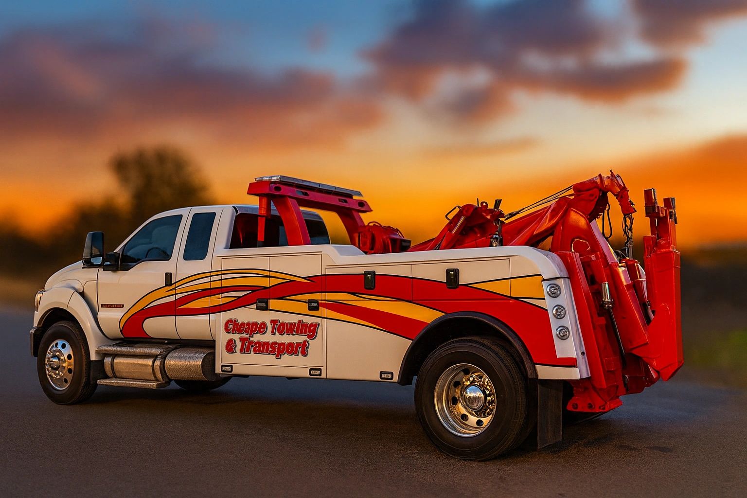 Reliable Towing Services & 24/7 Roadside Assistance. A colorful tow ...
