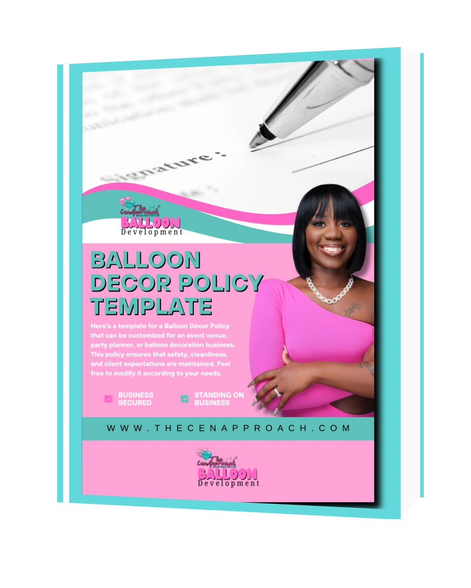 Balloon Decor Policy template