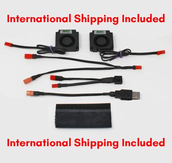30x10mm Dual Fan kit - International shipping option