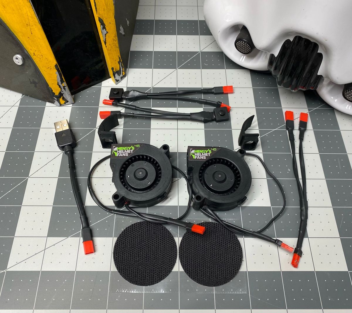 4500 RPM Ball Bearing Dual Fan Kit with 2 switches