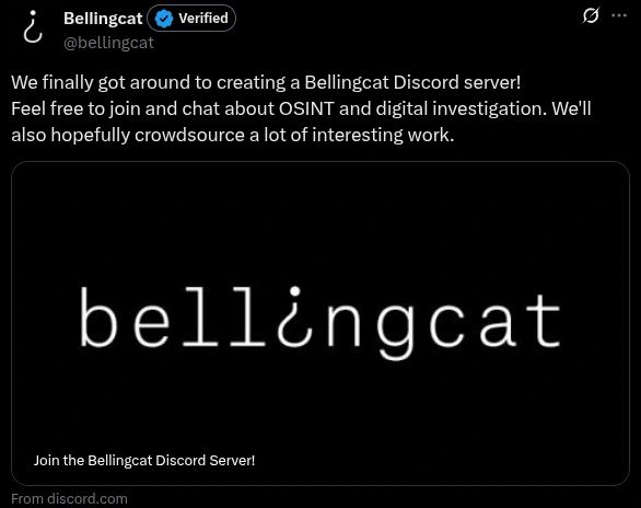 Bellingcat Challenge: Creating Community