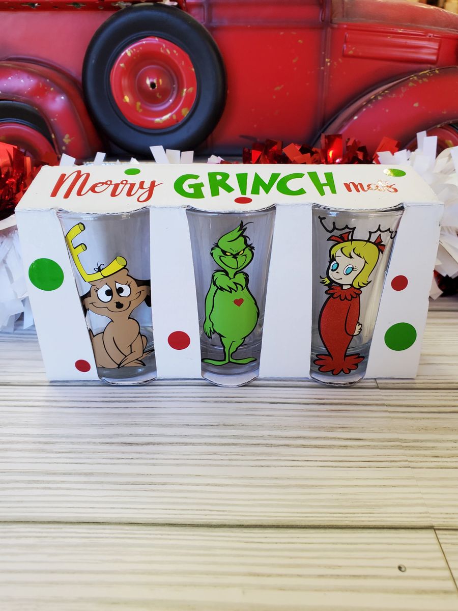 Grinch Shot Glass Set