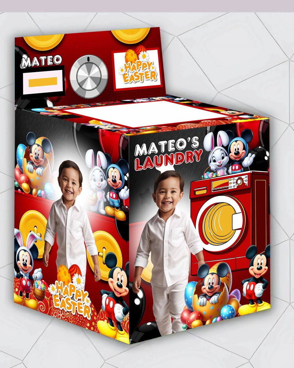 Mickey Mouse Easter Theme - Washer Templates