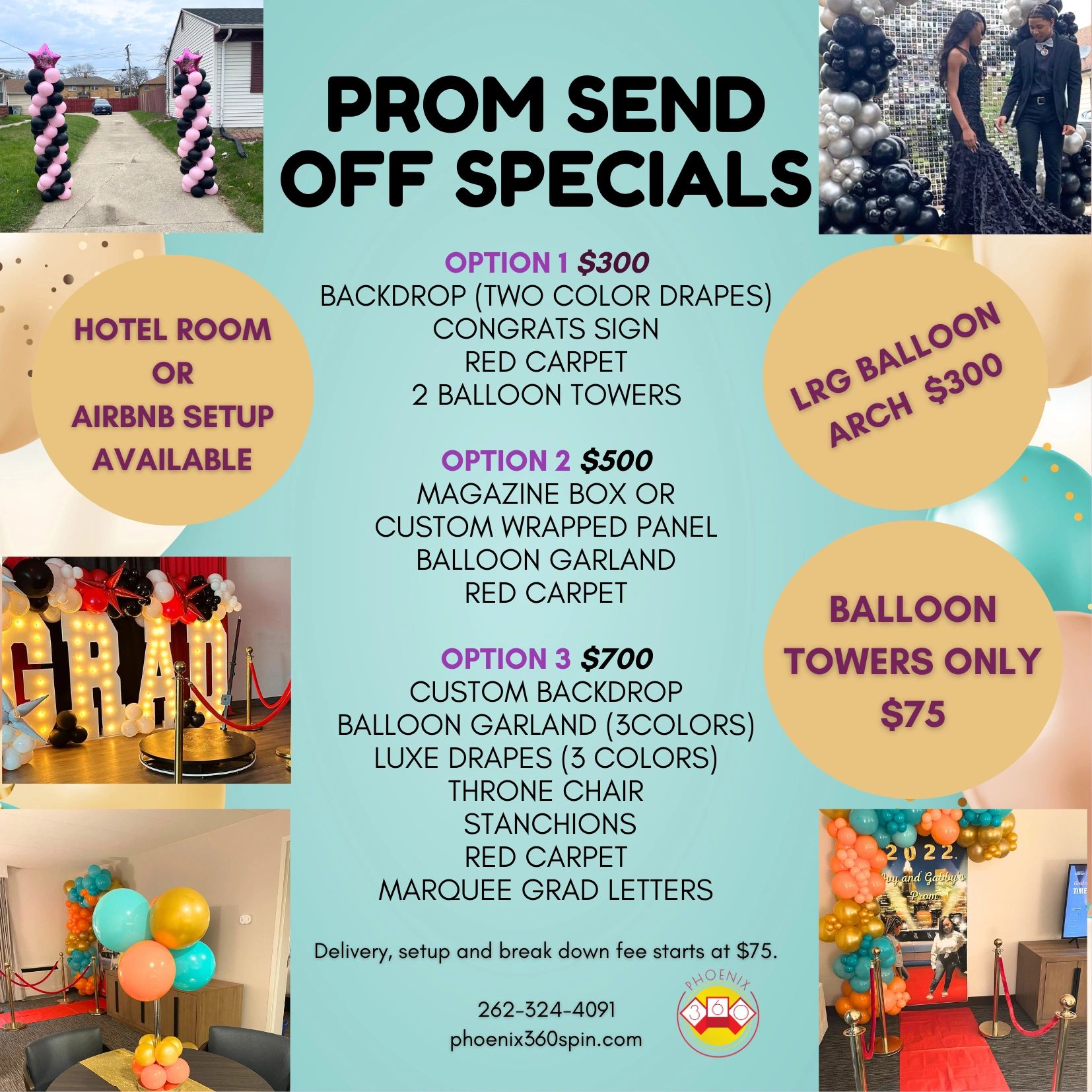 Prom Send Off | Milwaukee Venue Rental Packages