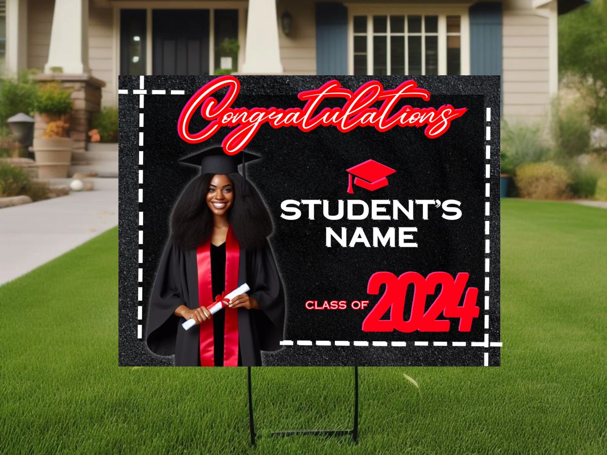 Graduation Yard Sign Template