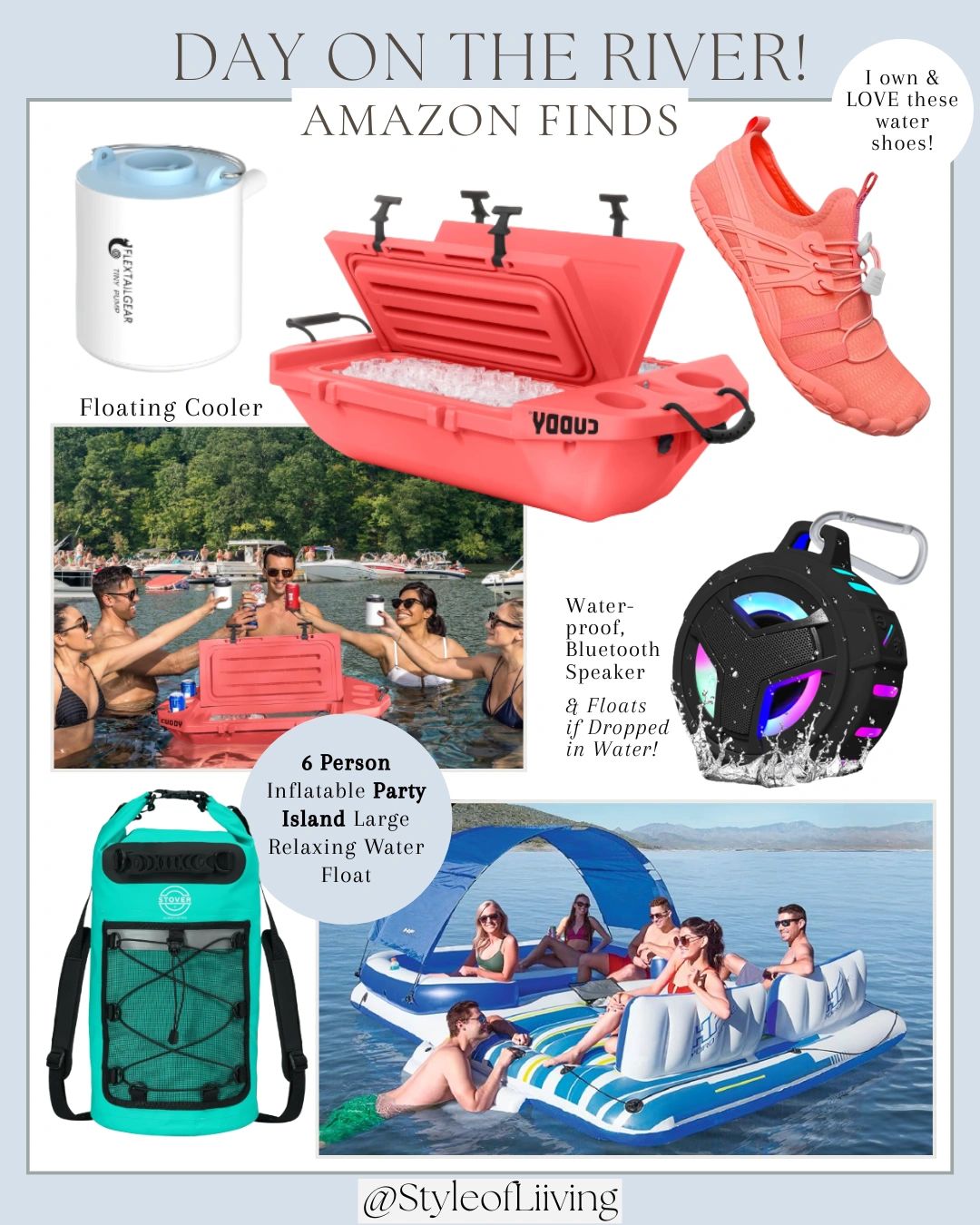 What to Pack for a Day Floating Down the River: Amazon Favorites