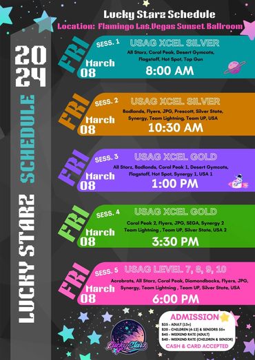 Lucky Starz Invitational - Lucky Starz, Gymnastics, Competition