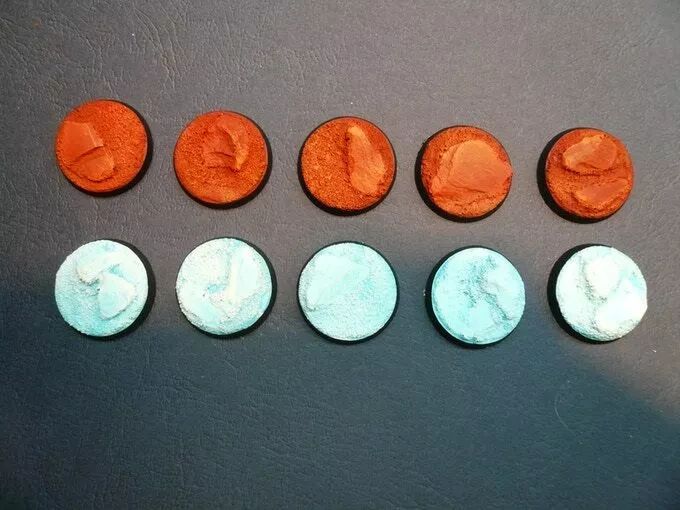 10 x 28.5mm Unpainted ICE bases Warhammer 40k Age of Sigmar