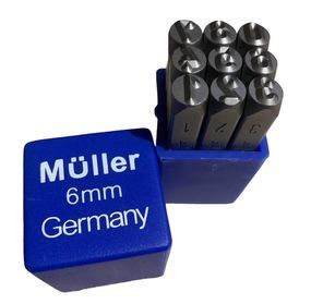 Muller Germany Numbers Punch - D
