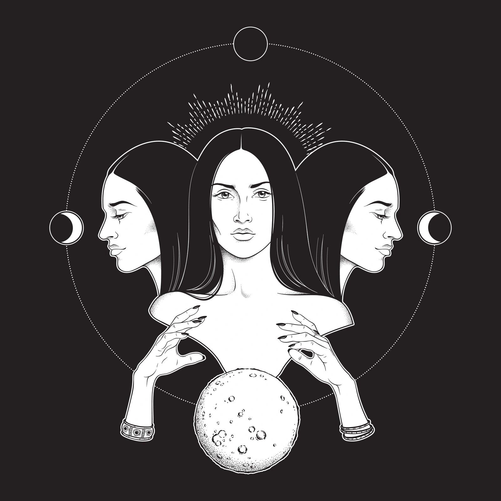 Hekate as The Triple Goddess