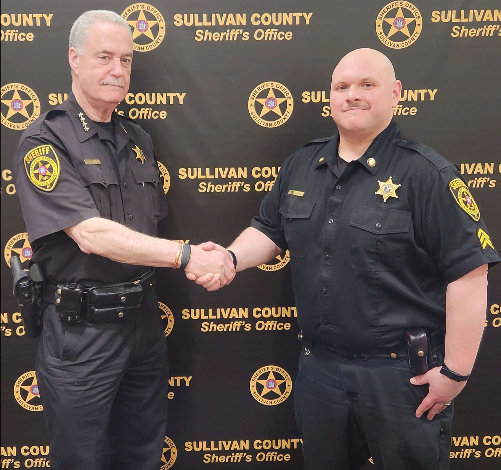 Nicholas Noble promoted to Sergeant in the Jail Division