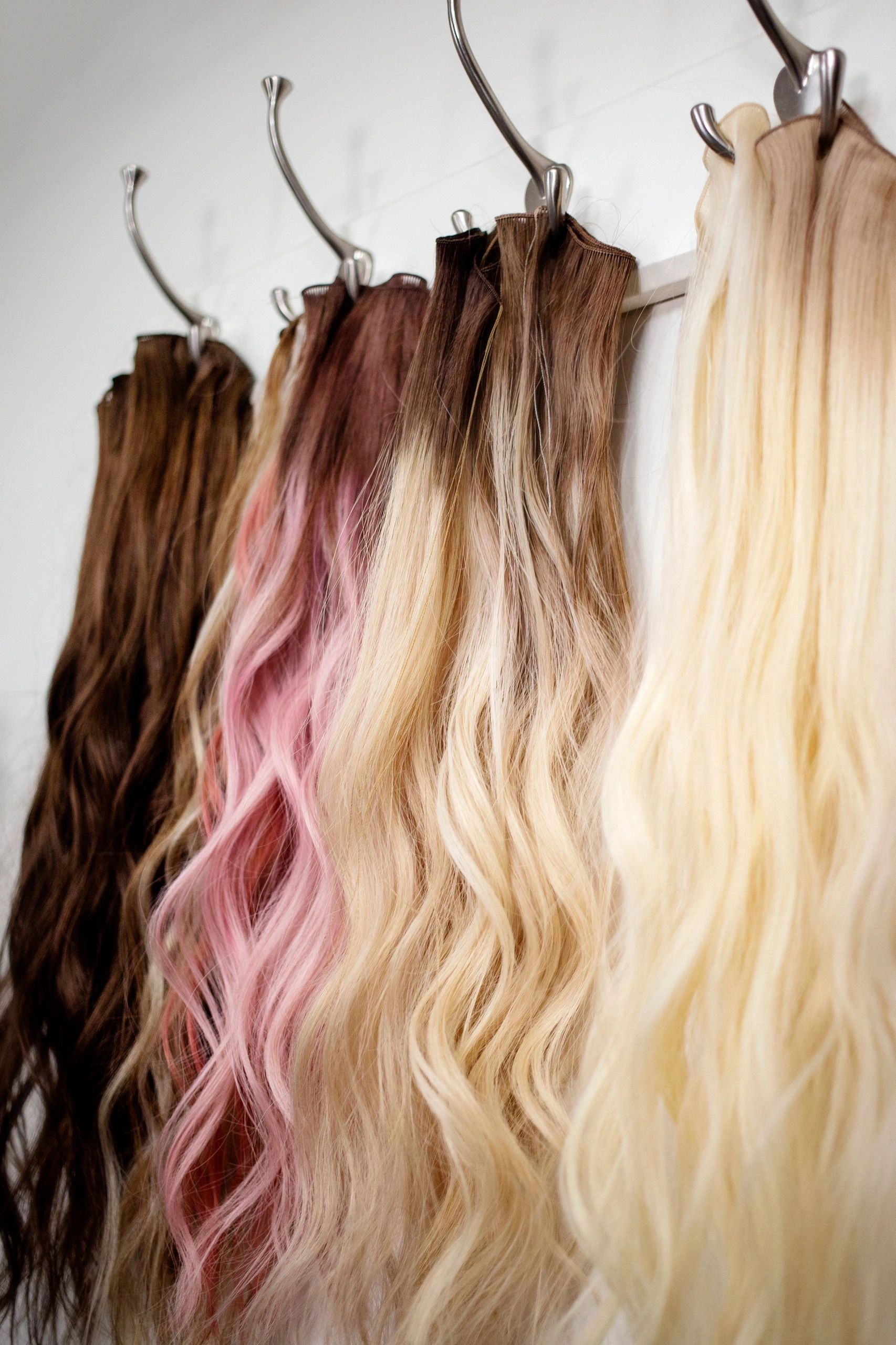 Invisable Bead Extensions for Beautiful Premium hair extensions.