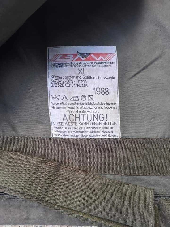 German frag vest