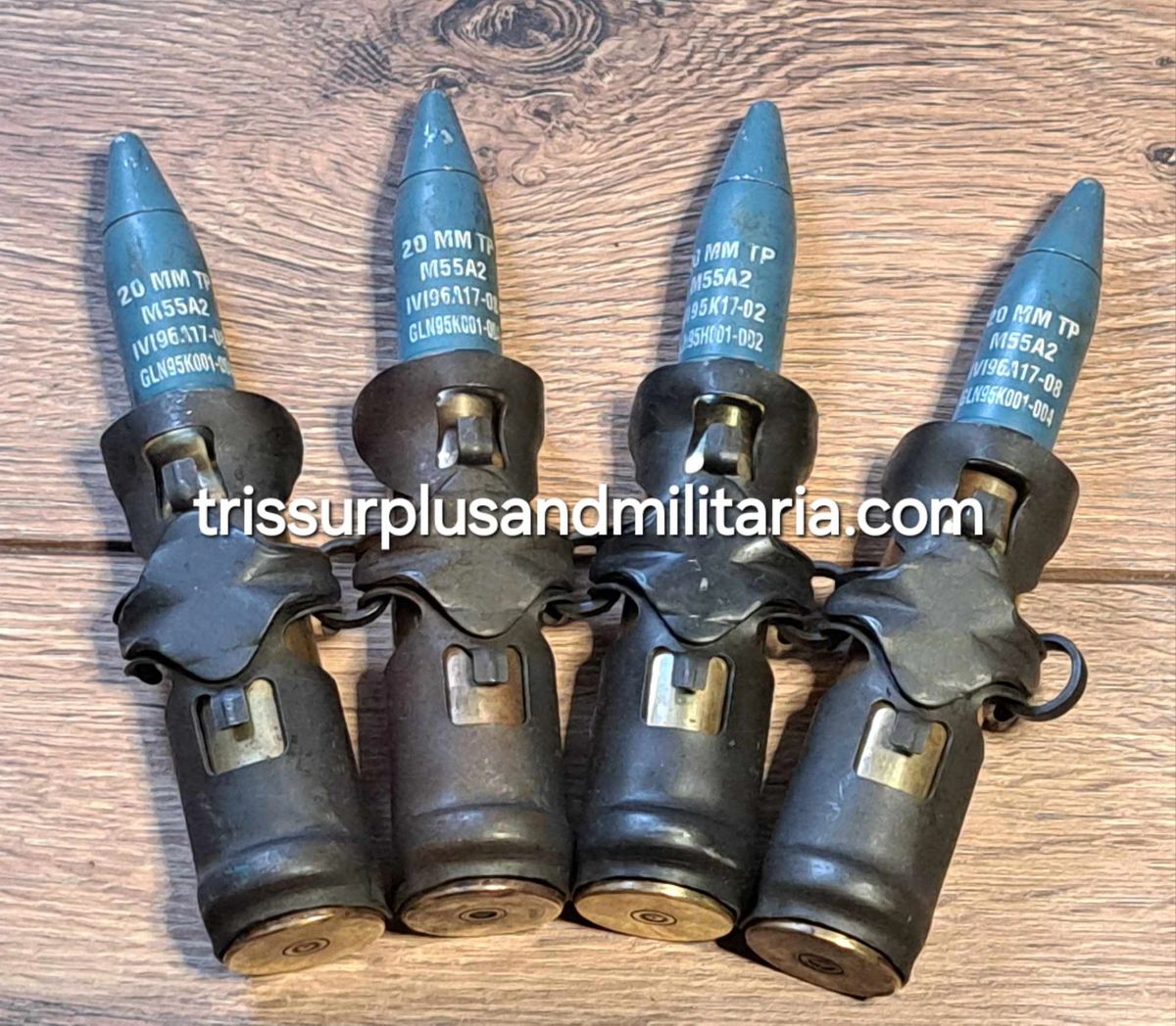 strip of 20x105mm with TP INERT projectile