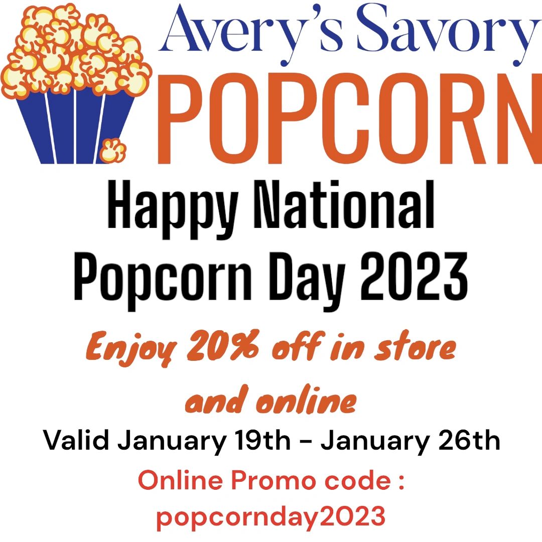Avery's Savory Popcorn - Online Order - Dallas, Texas