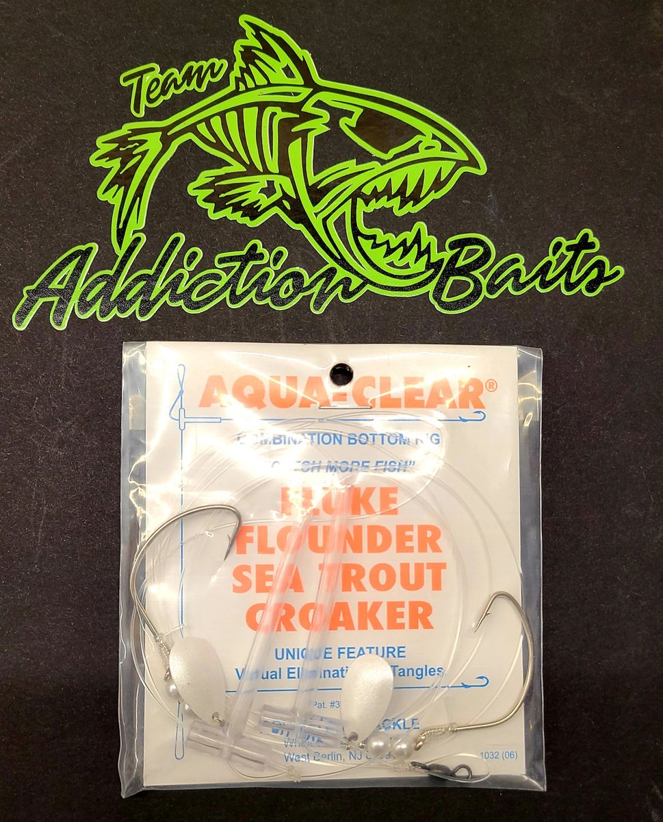 Aqua clear flounder rigs