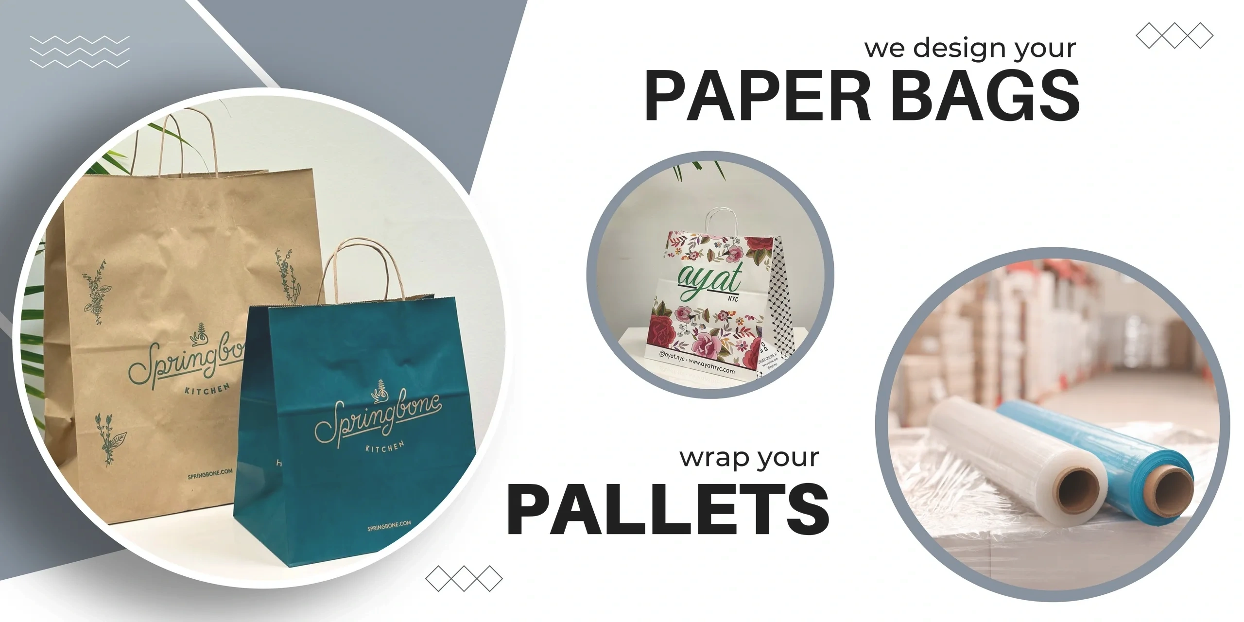 SameDay Pack - Stretch Wrap, Paper Bags