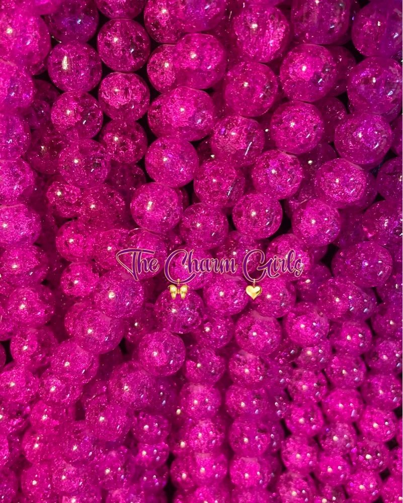 Hot Pink Crackle