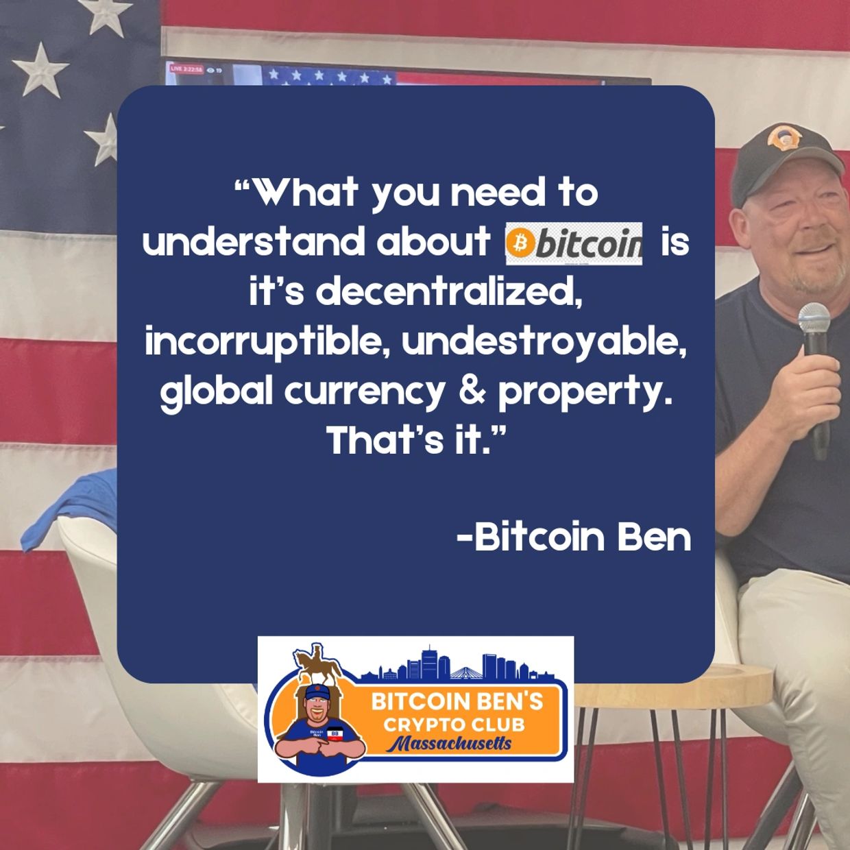 Bitcoin Ben | Bitcoin Ben's Crypto Club Massachusetts