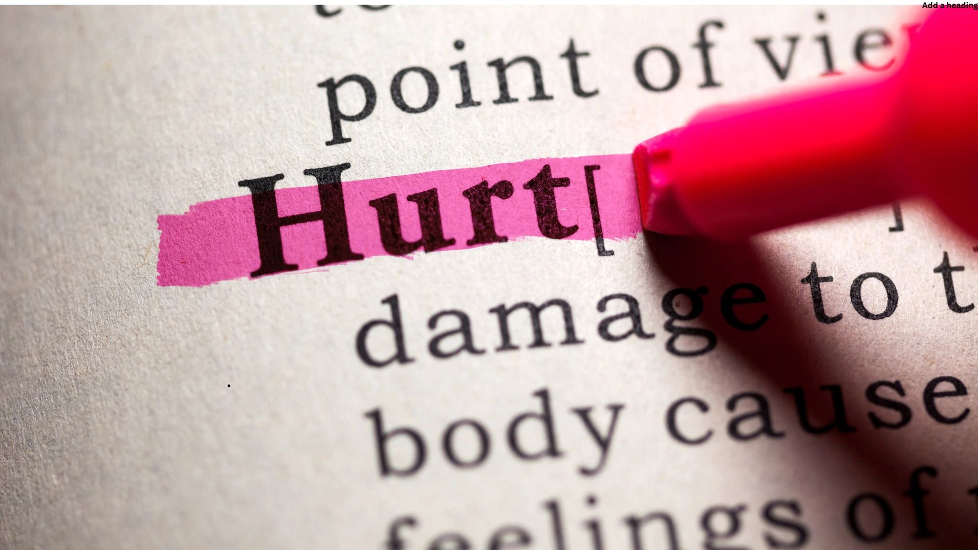 Hurt people hurt people?