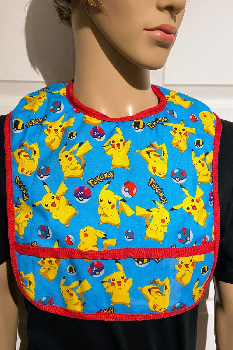 Pokemon blue bib