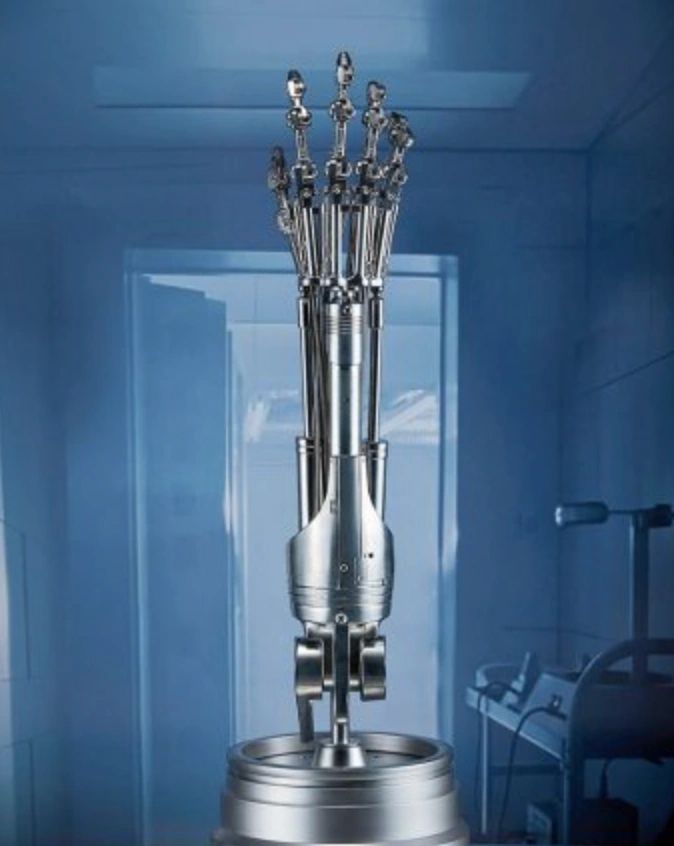 Terminator 2 T-800 Endoskeleton Arm & CPU prop from Original Movie