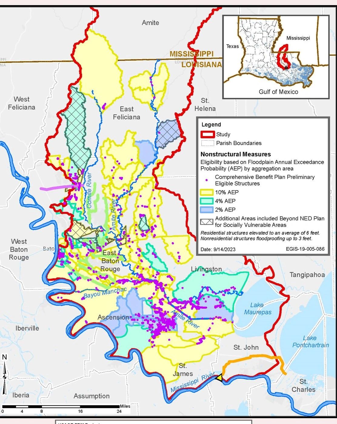 Army Corps unveils plan to reducing Amite River flooding