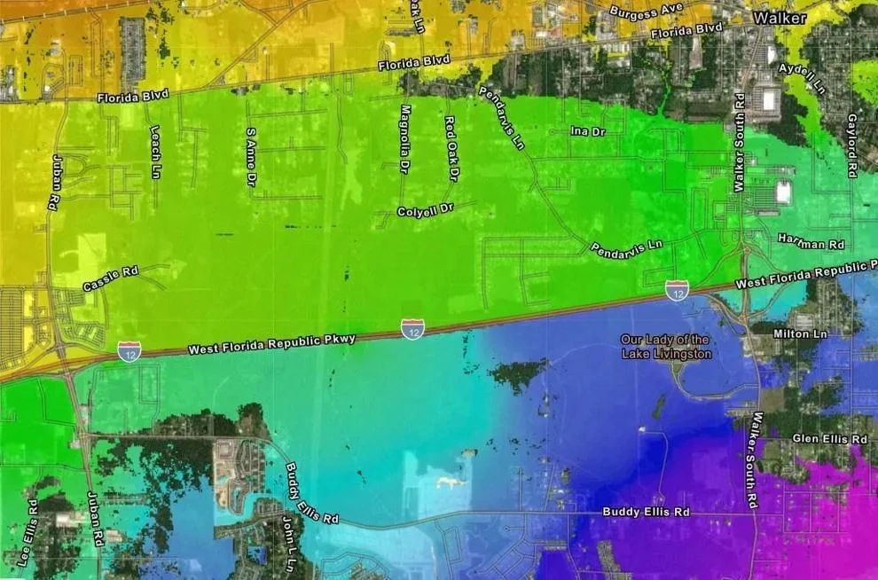 First of its kind map shows scale of 2016 floods in Region