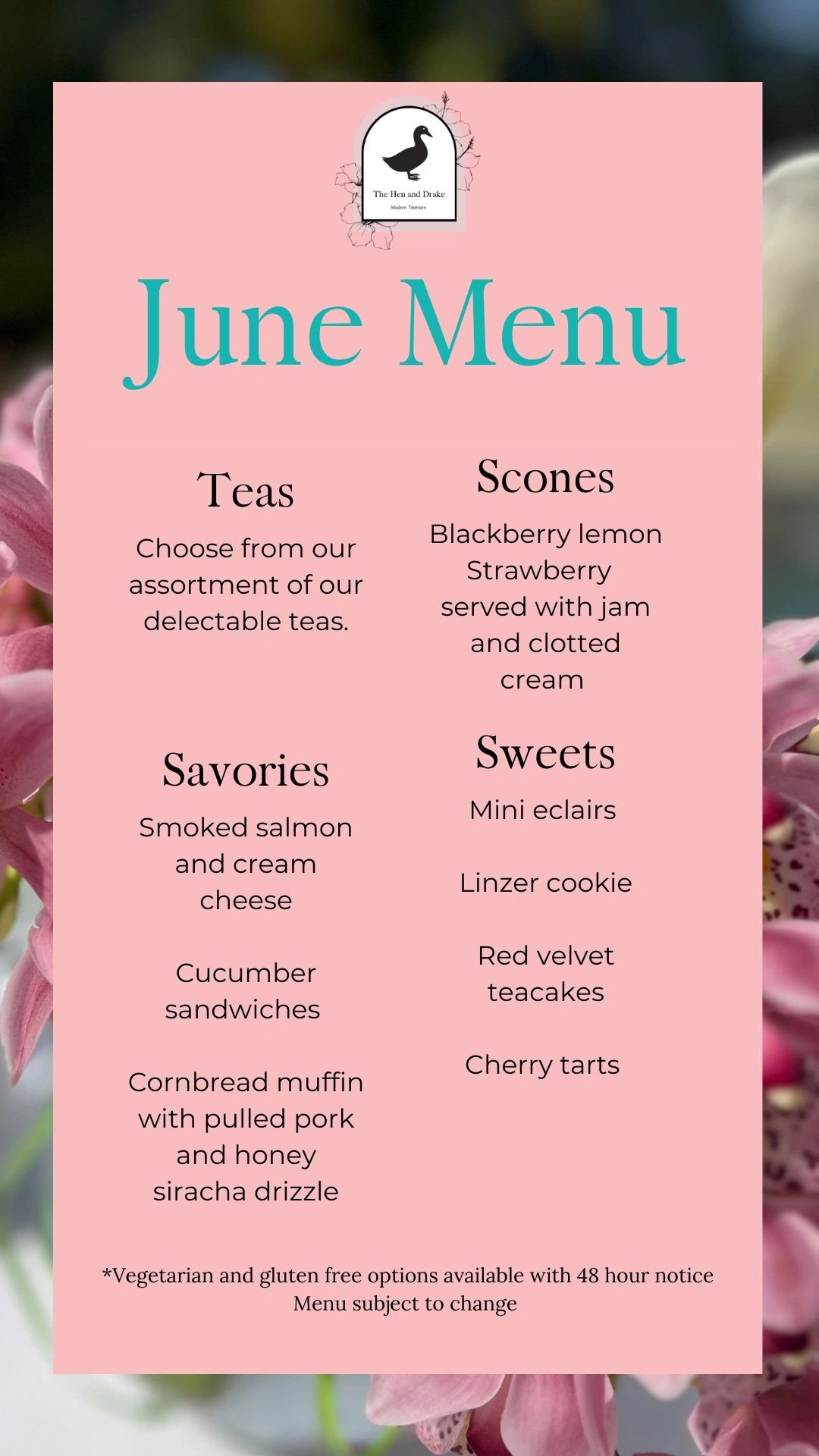 The Hen and Drake Modern Tearoom