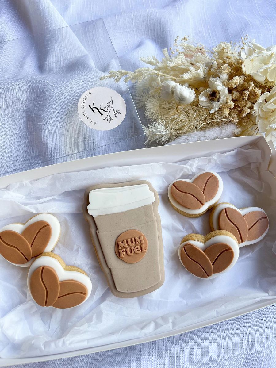 Mum Fuel Coffee Cookie Stamp & Cutter