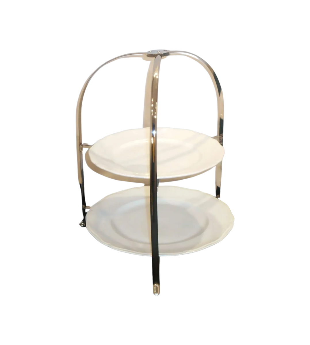 2 TIER PLATE STAND