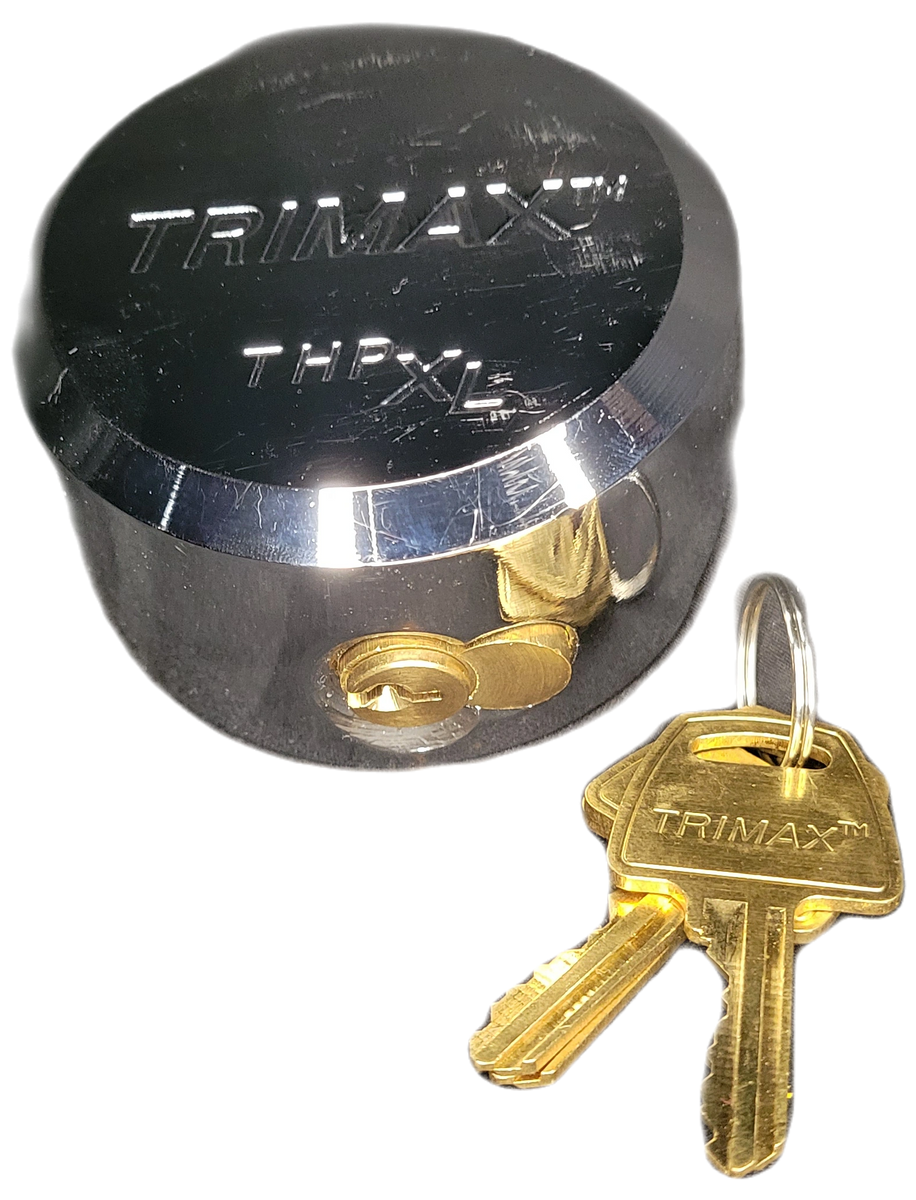 Trimax THPXL Puck Lock with 3 Keys - Trailer Security