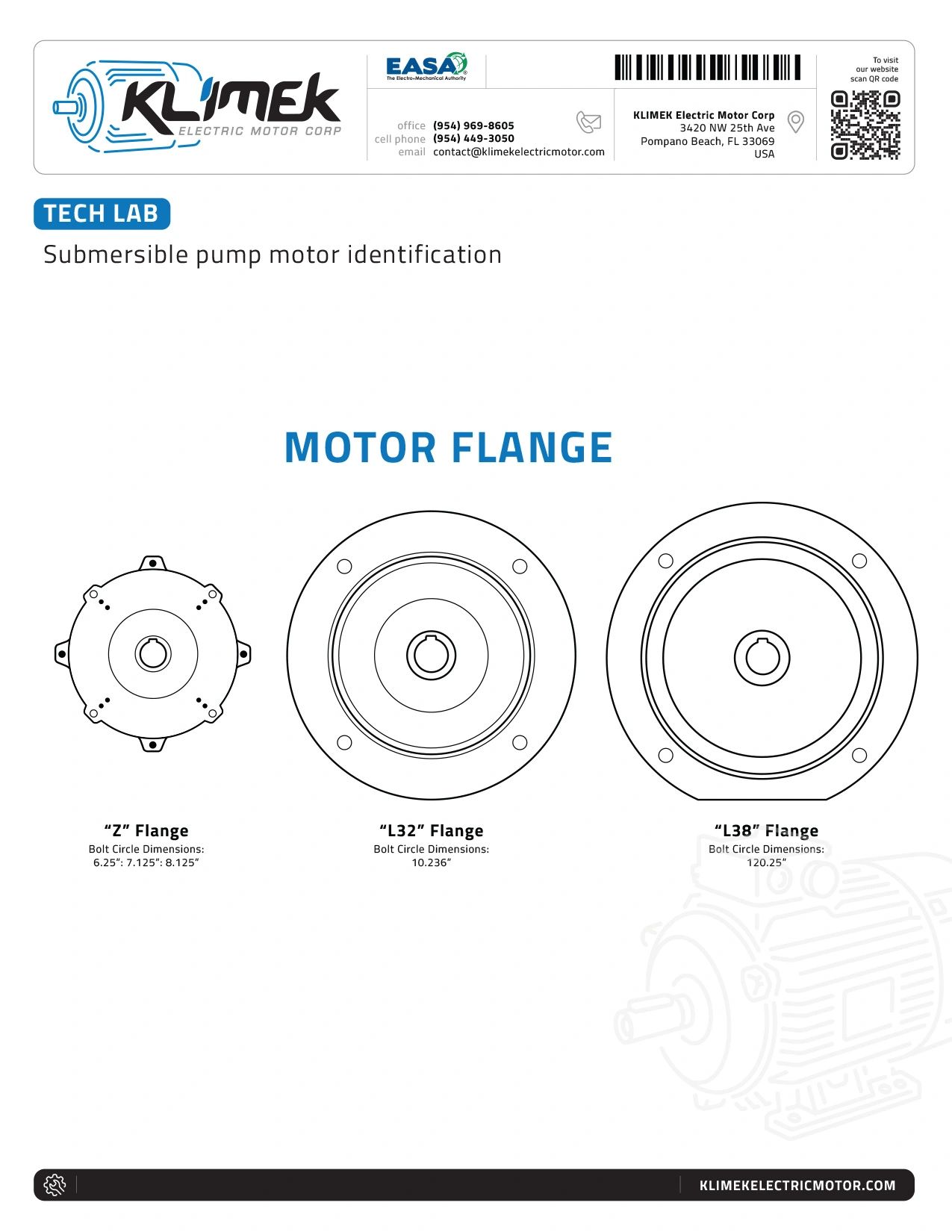 Recognizing the Motor Flange for Submersible Pump Motors