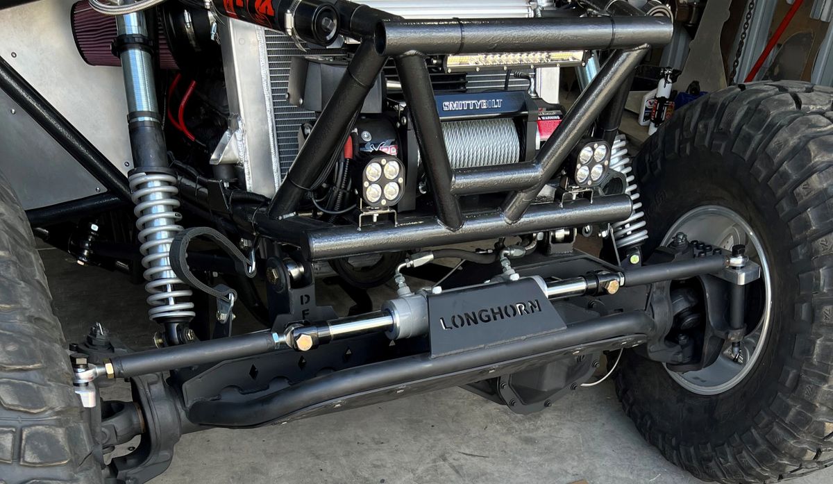 Ford SD Dana 60 front Full hydro ram mount W/ skid plate