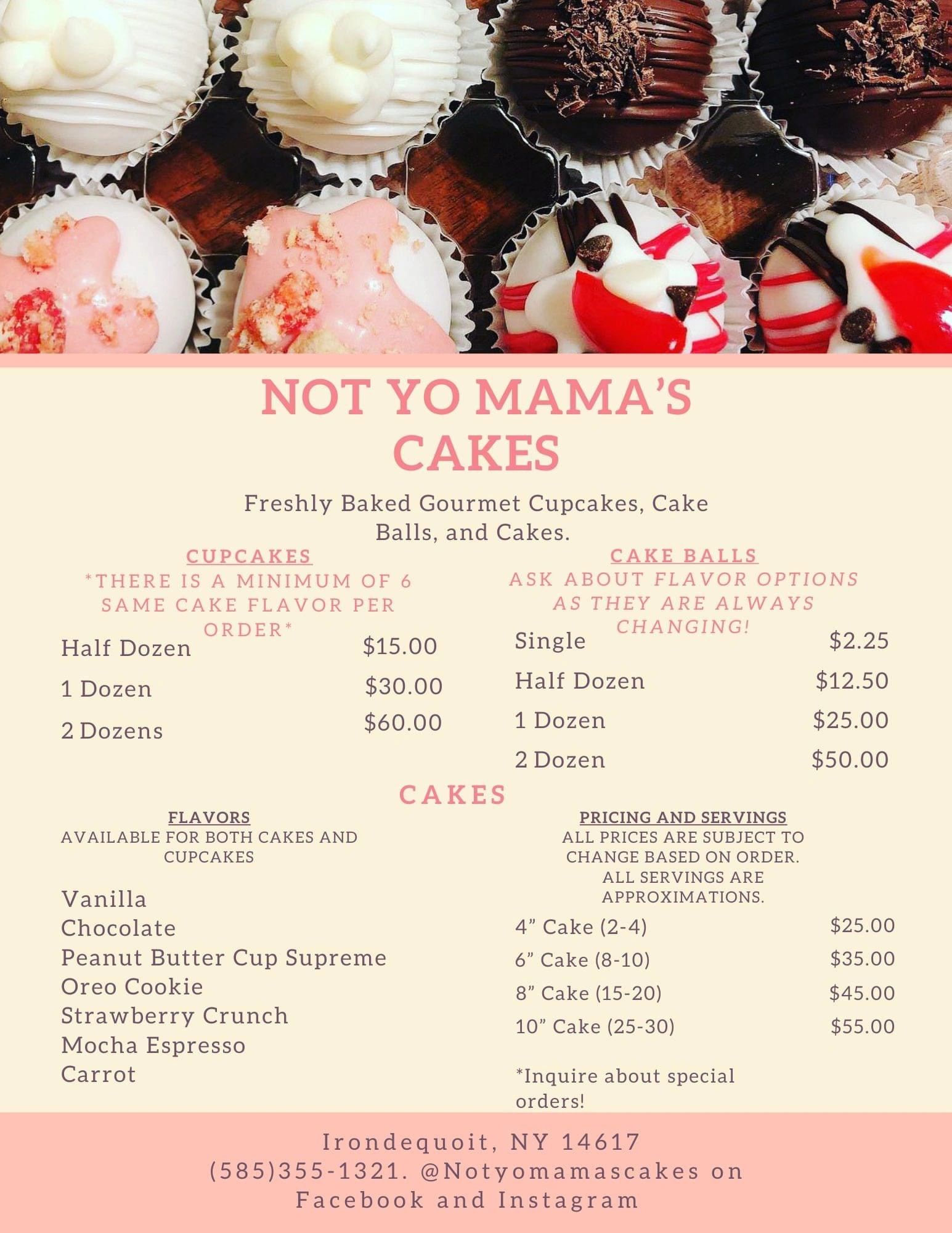 Not Yo Mama’s Cakes