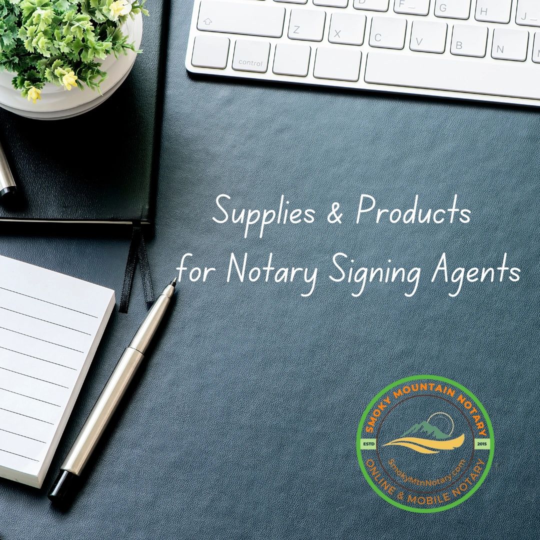 Equipment & Supplies I recommend for Notary Signing Agents