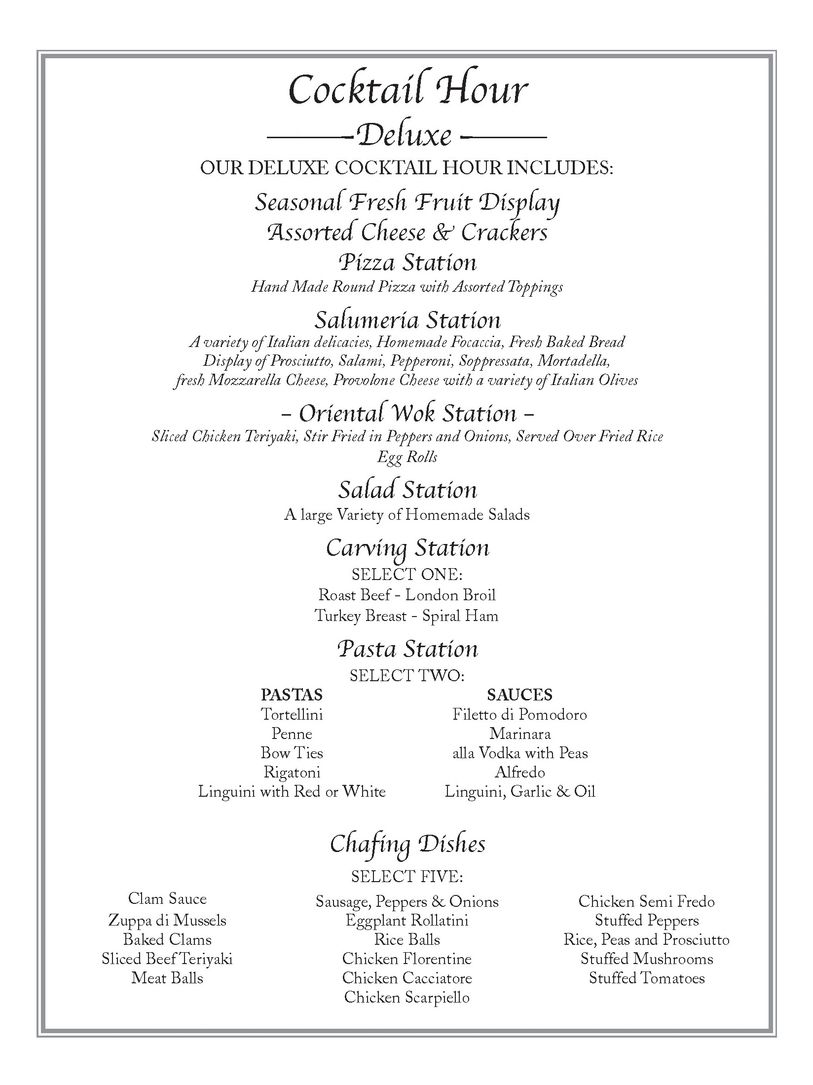 Roma View Catering - Cocktail Hour - New York, New York