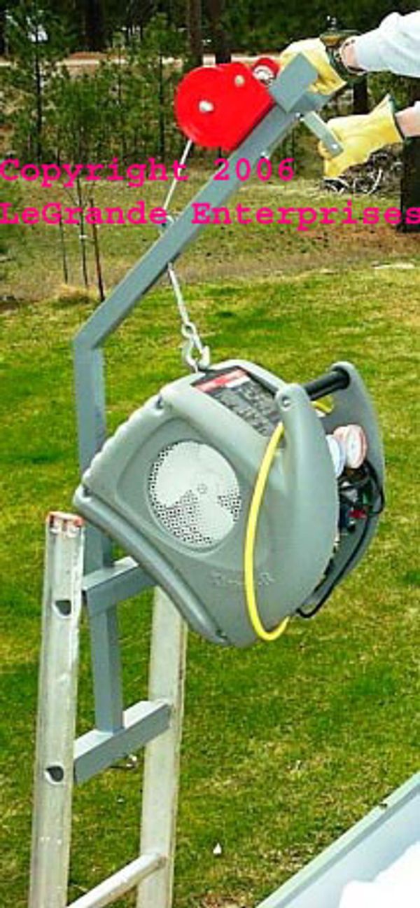 Legrande Enterprises - Compressor Hoist, Ladder Crane