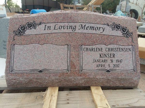 Onsite Cemetery Lettering | Sowers Memorials and Stone Lettering LLC