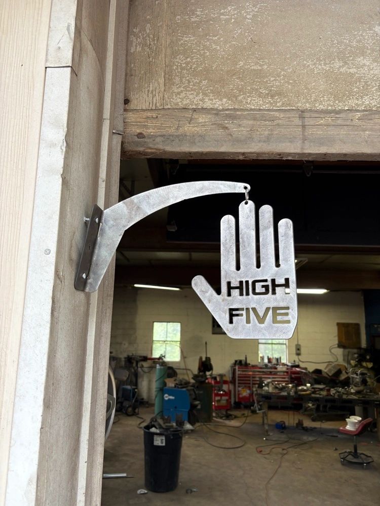 HIGH FIVE WALL SIGN