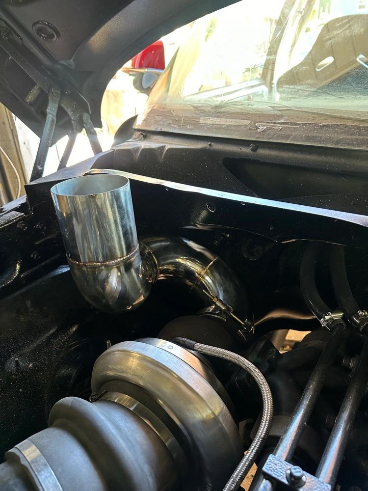 94-02 Cummins 4” low mount hood stack kit