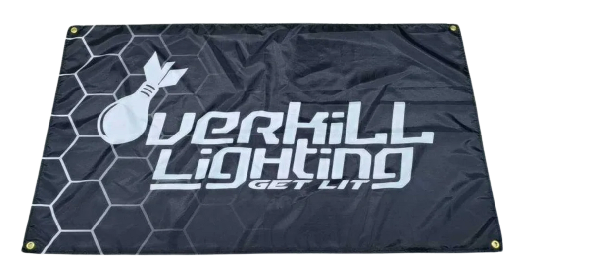 3x5 One Sided Overkill Banner / Garage Flag