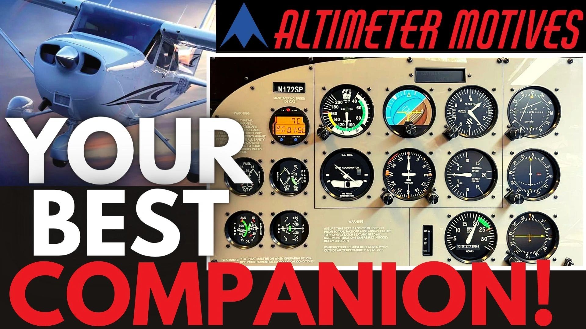 Altimeter Motives - Simulator, Panel, Cessna 172