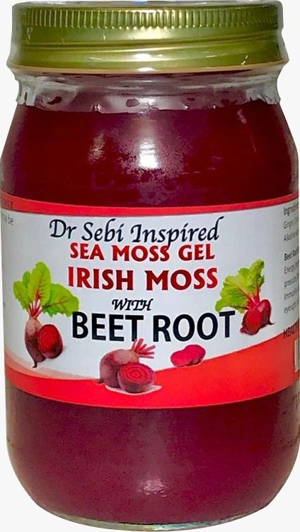 Sea Moss Gel Irish moss with Beet Root