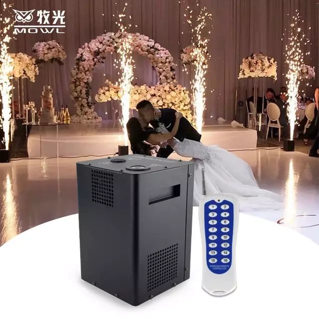 Cold Fireworks Wireless DMX Control 600W Spark Fountain Machine